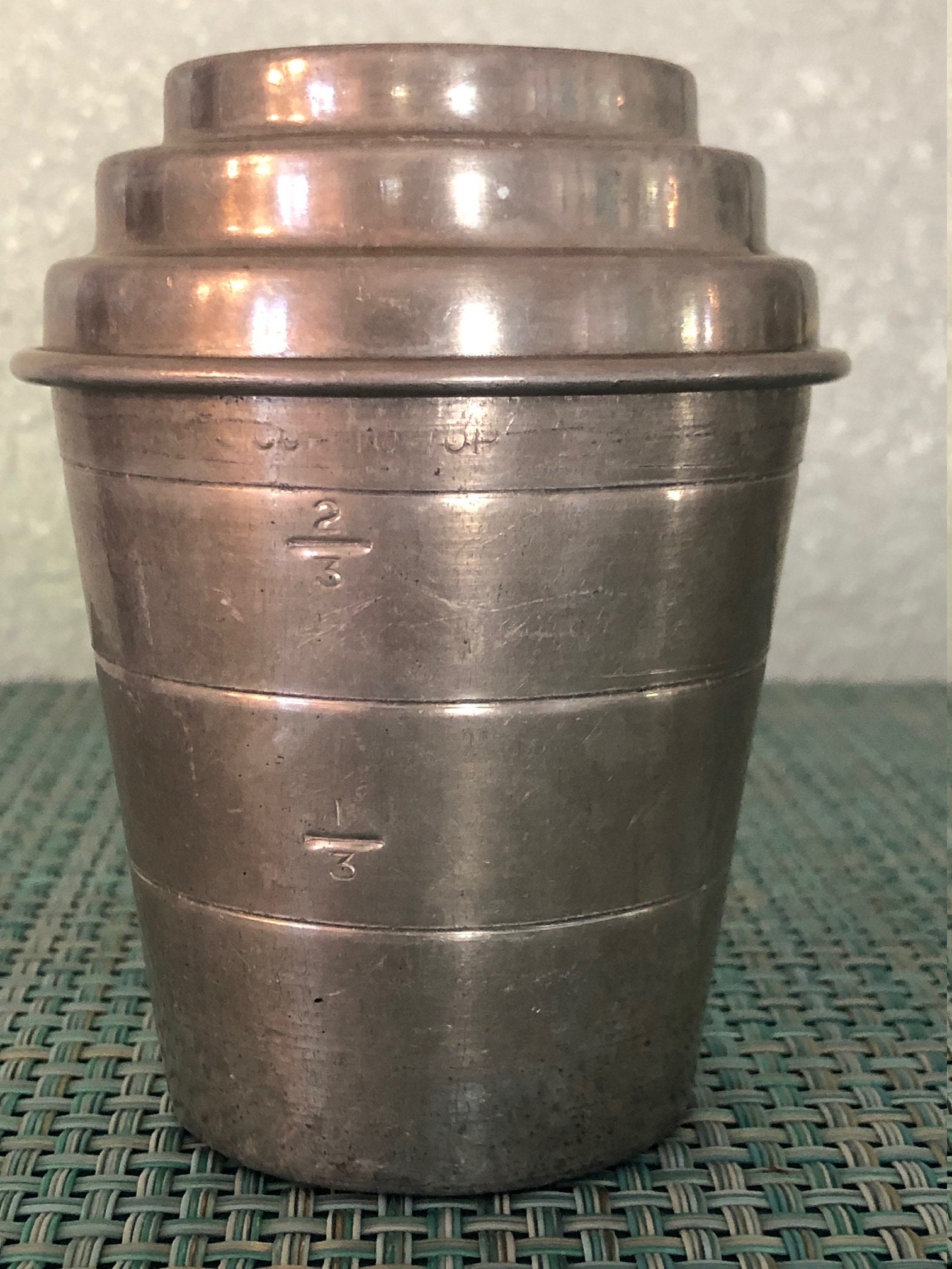 Vintage 1950s Smoothie Mixer and Measure Aluminum Cup With - Etsy