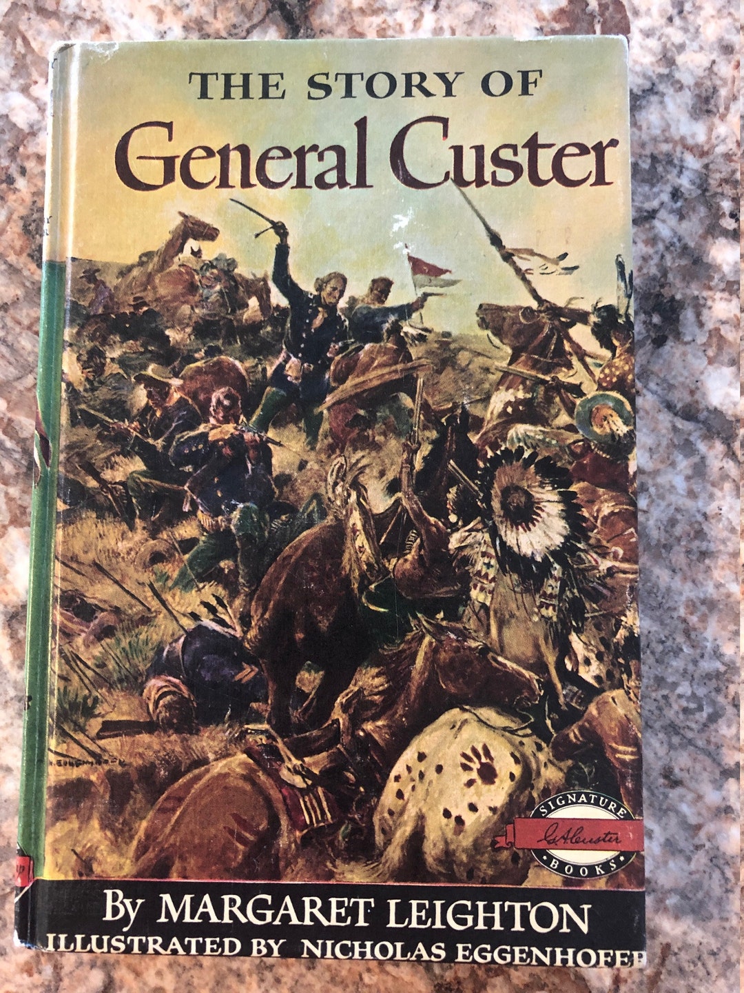 The Story of General Custer, by Margaret Leighton, Illustrated by ...