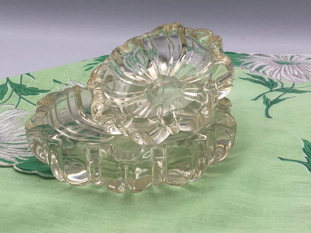 Vintage Set of Two 2 Nesting Ashtrays Trinket Coin Holder - Etsy