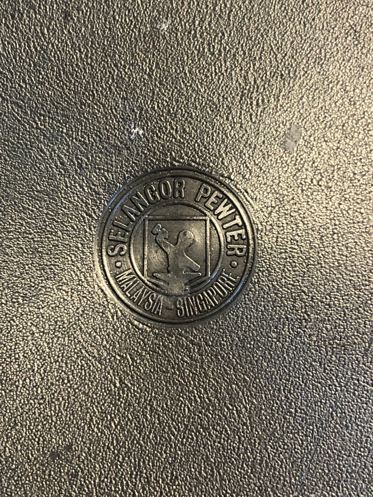 Vintage Selangor Pewter Plate, Malaysia Singapore, Cultural Scene ...