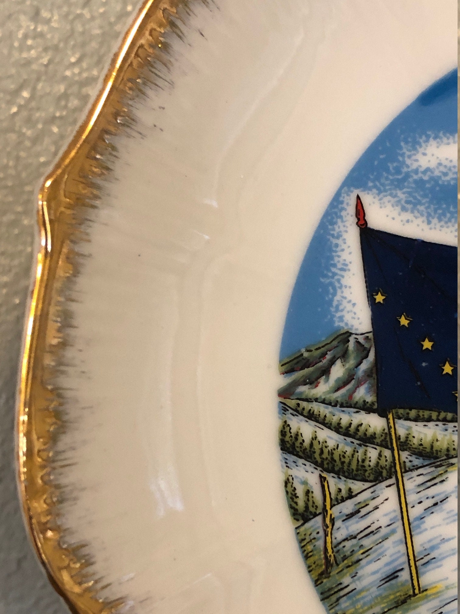 Alaska Souvenir Plate Poem by Maire Drake Small Decorative - Etsy