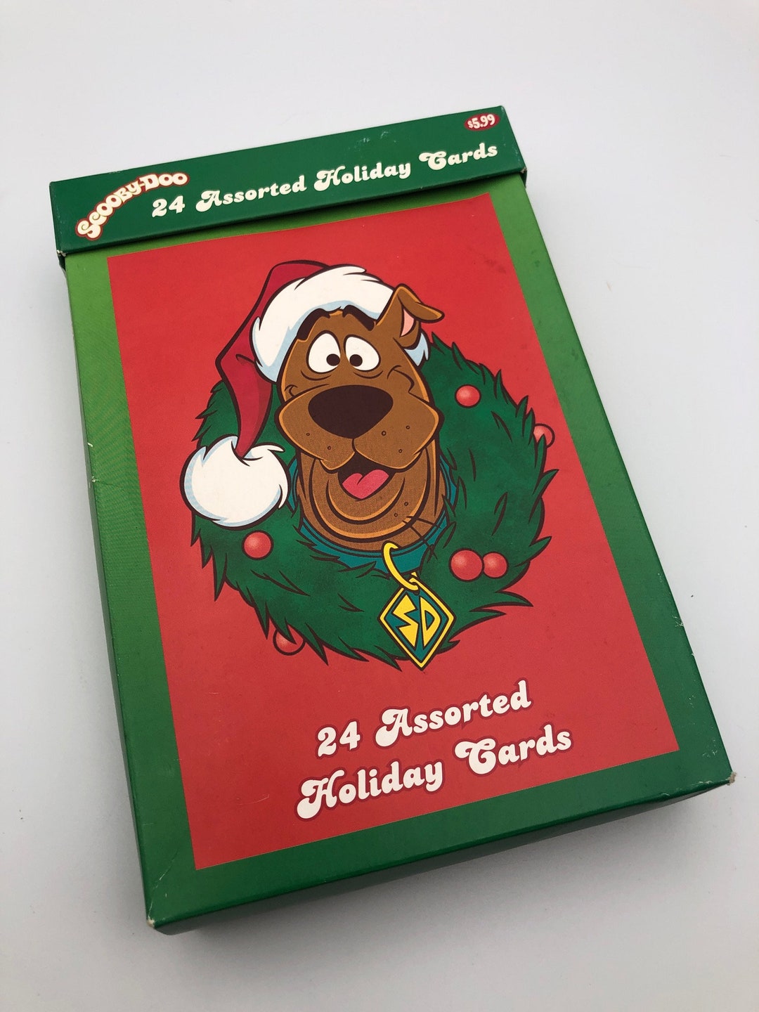 Vintage 1990s, Scooby-doo, Boxed Christmas Cards, 24 Assorted Holiday ...