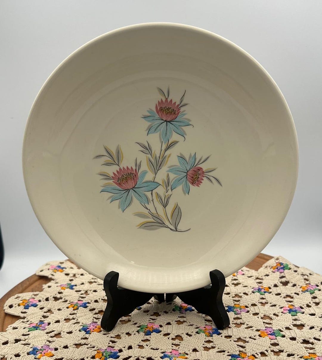 Vintage 1960s, Steubenville Pottery, Soup Bowl, Fairlane Pattern, Retro ...