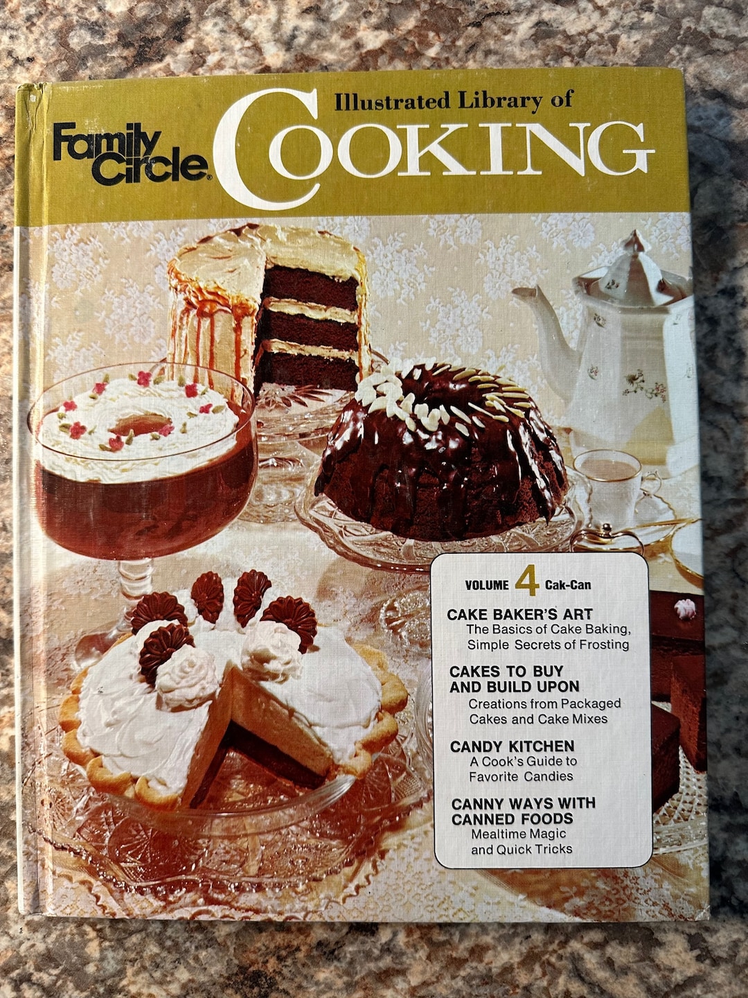Vintage 1972 Family Circle Illustrated Cookbook, Volume 4 - Etsy