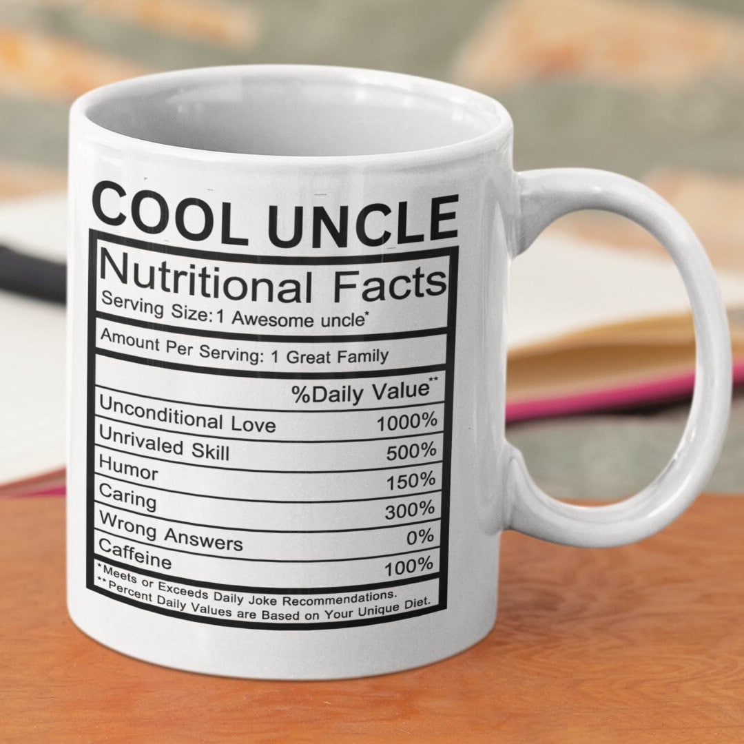 New Uncle Mug Funny Uncle Gifts From Nephew Niece Cool Uncle Mug ...