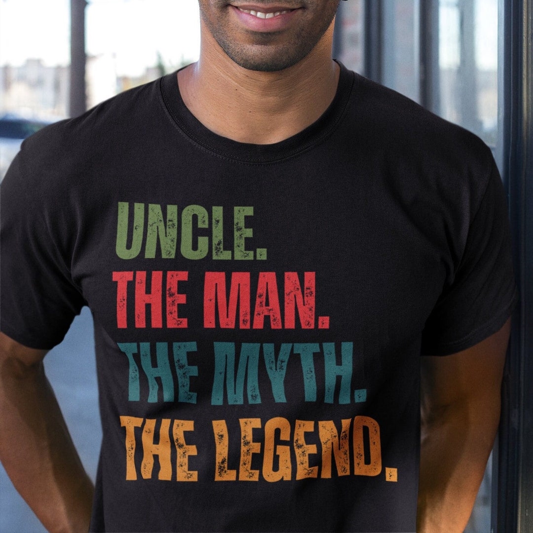 Uncle Tshirt Gift Funny Uncle Present From Nephew Niece Uncle Birthday ...