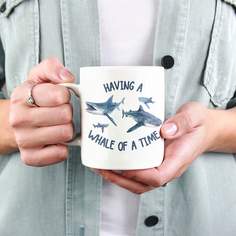 Whale Shark Gift Mug, Whale Shark Gifts, Shark Lover Gift, Funny Sea ...