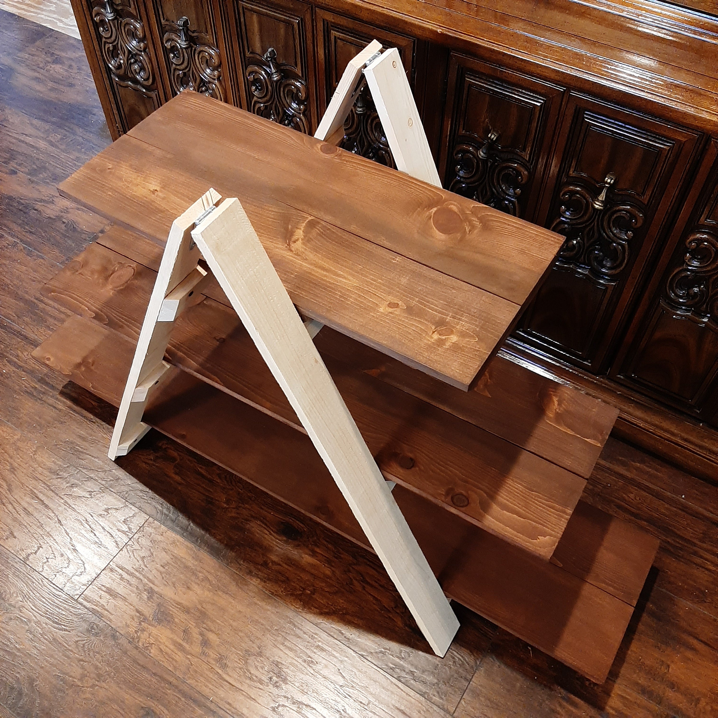 3 tier ladder shelf - stickqery