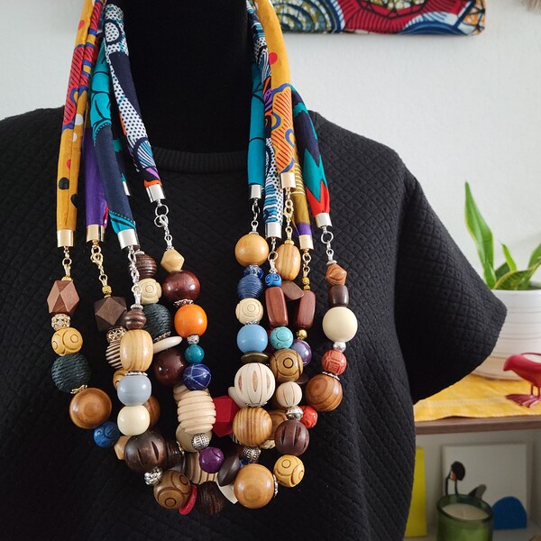 African Rope Necklace - Etsy