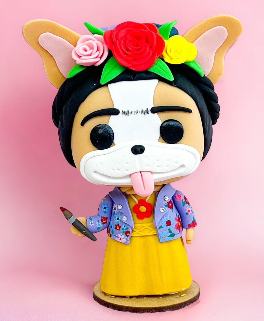 French Bulldog Custom POP , Toy Story , Mexican,frida Khalo, Mexico ...