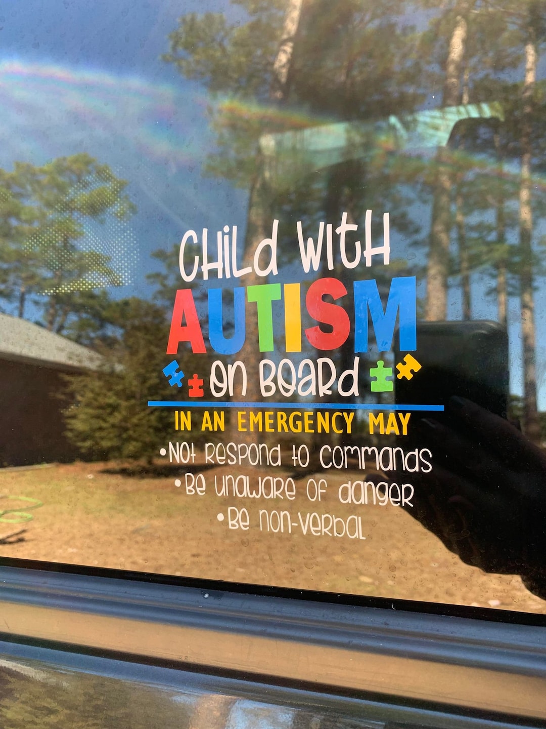 Child With Autism on Board *SVG Only* Please See Description! Car ...