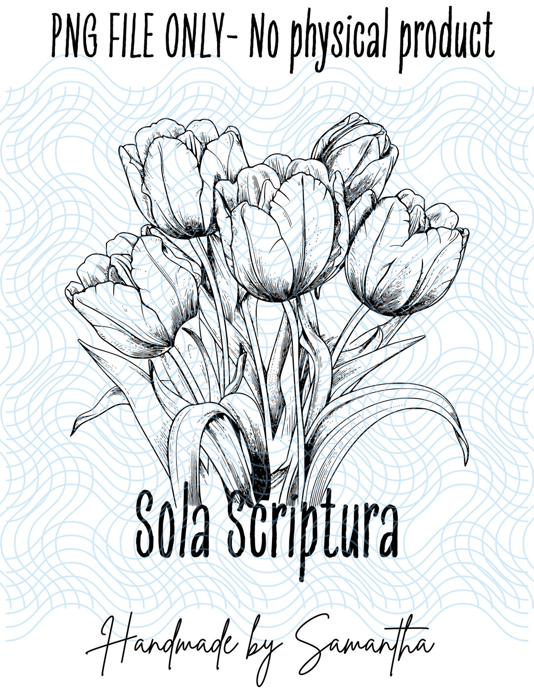 Sola Scriptura Tulip SVG, Five Solas Svg, Reformed Svg, Reformation Svg ...