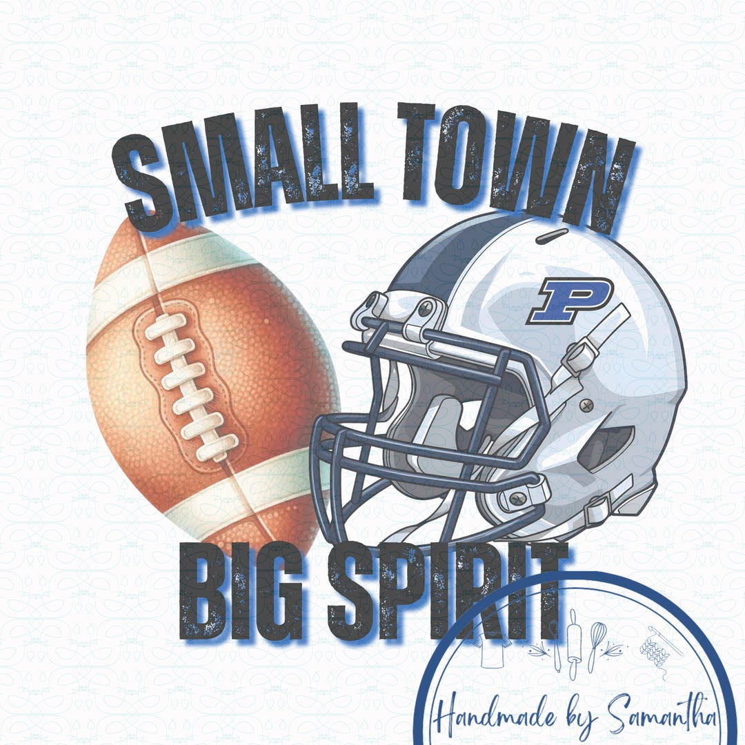 Small Town Big Spirit Pierce County Bears Football PNG Digital File ...