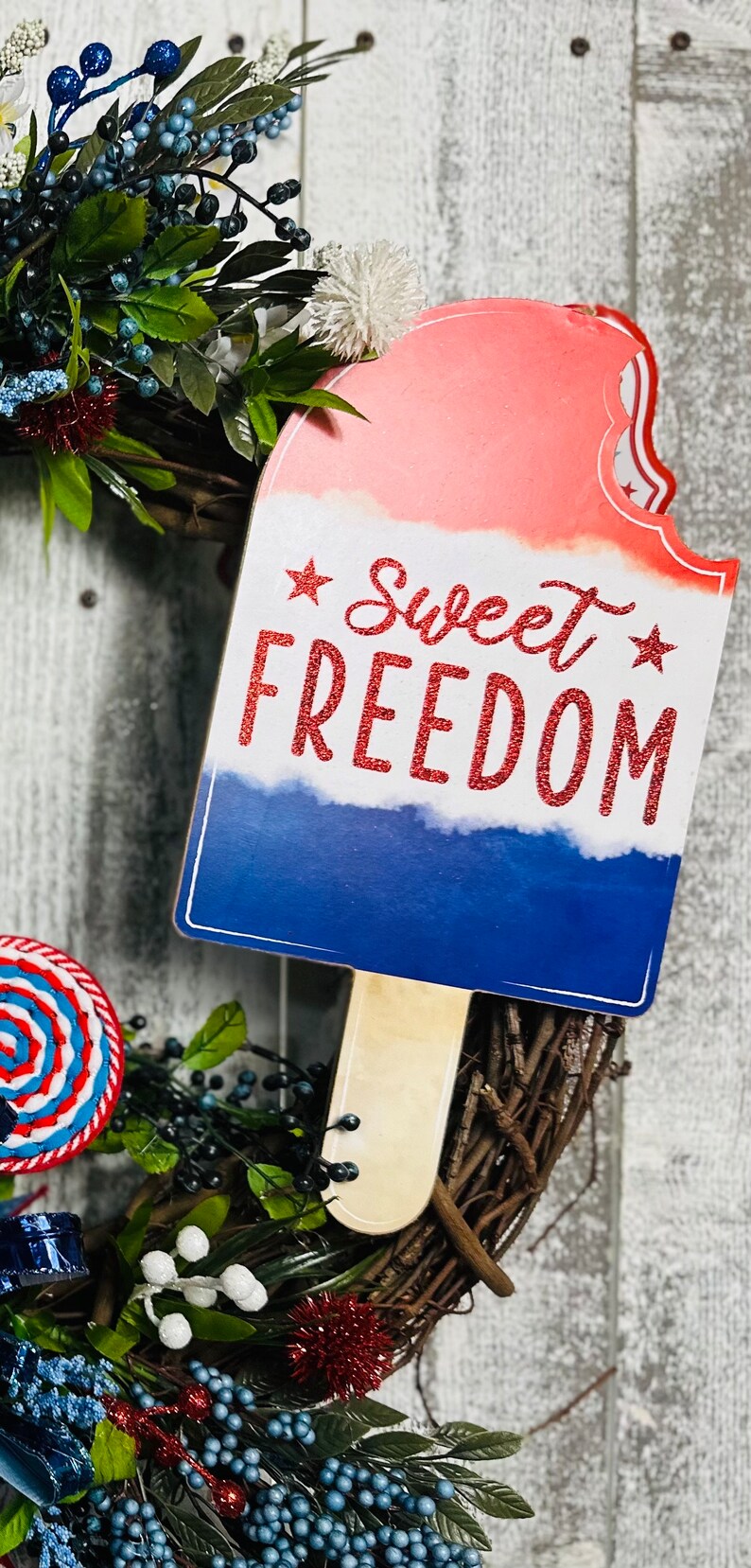 American Red White & Blue Fourth of July Memorial Day - Etsy