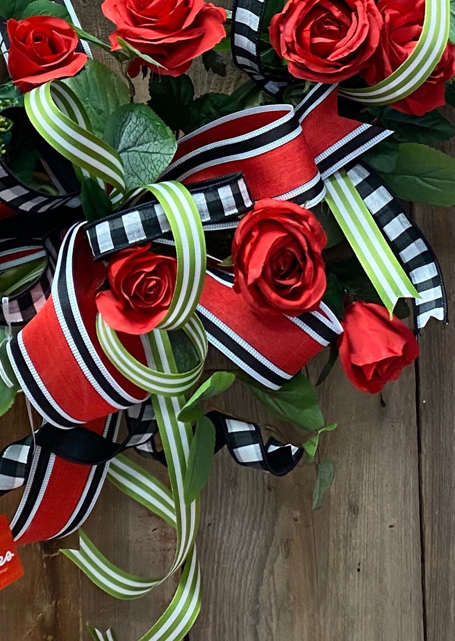 Horseshoe Derby Wreath Front Door Spring Free Shipping - Etsy