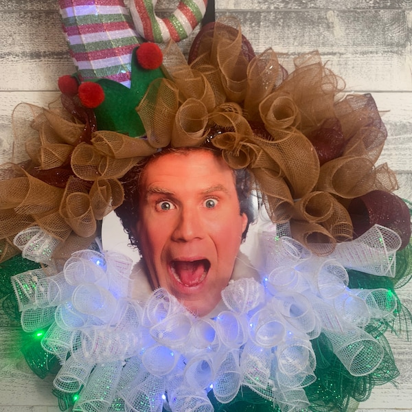 Buddy Elf Wreath - Etsy
