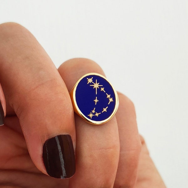 Zodiac Ring - Etsy