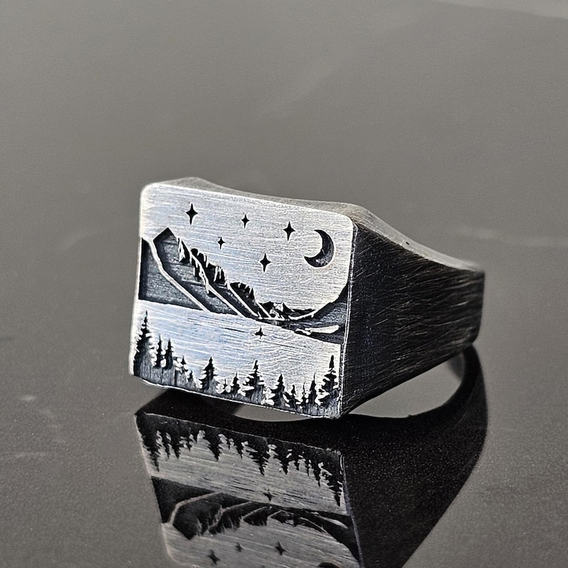 Landscape Ring - Etsy