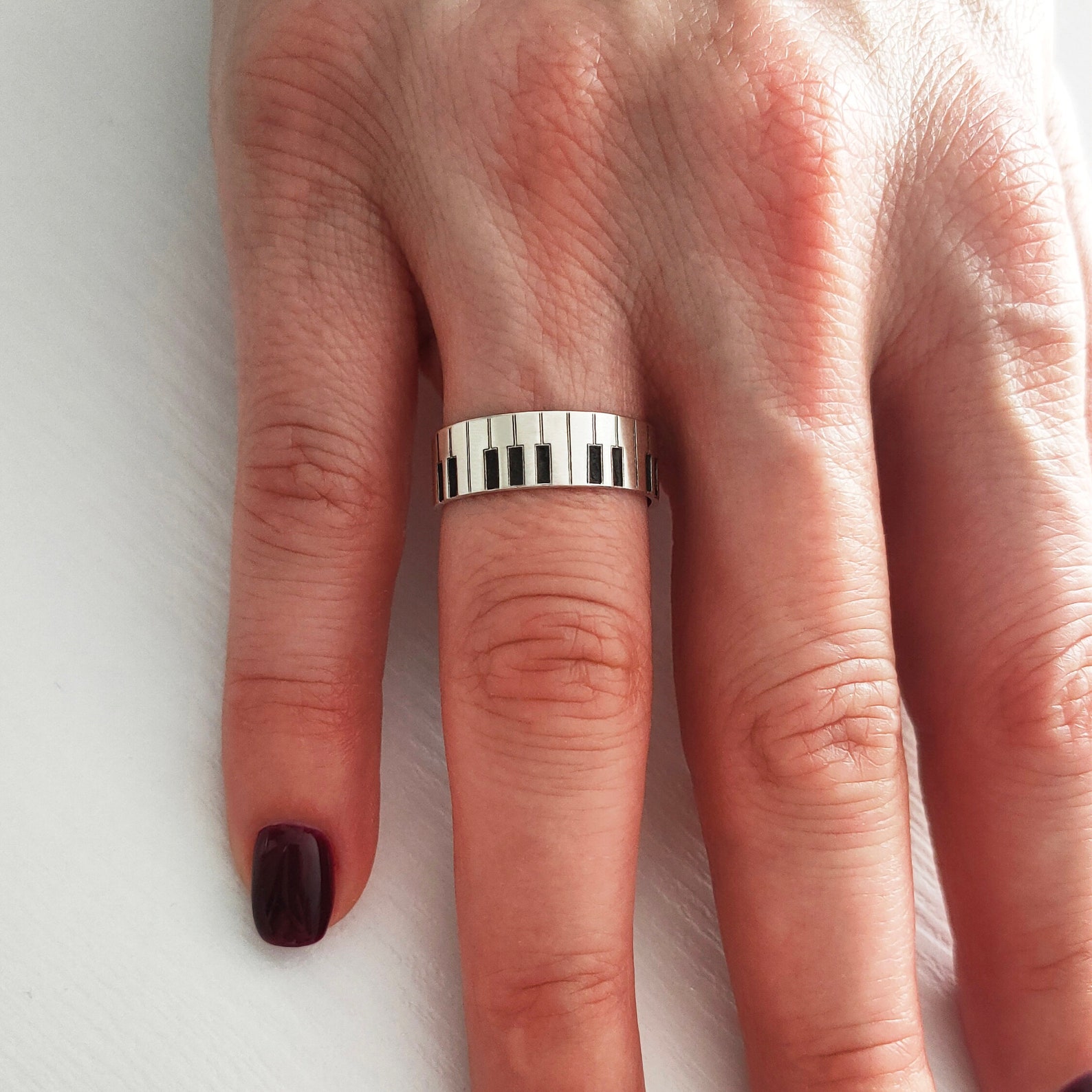Piano Ring, Piano Keys Jewelry, Customized Musician Gift, Pianist Gift ...