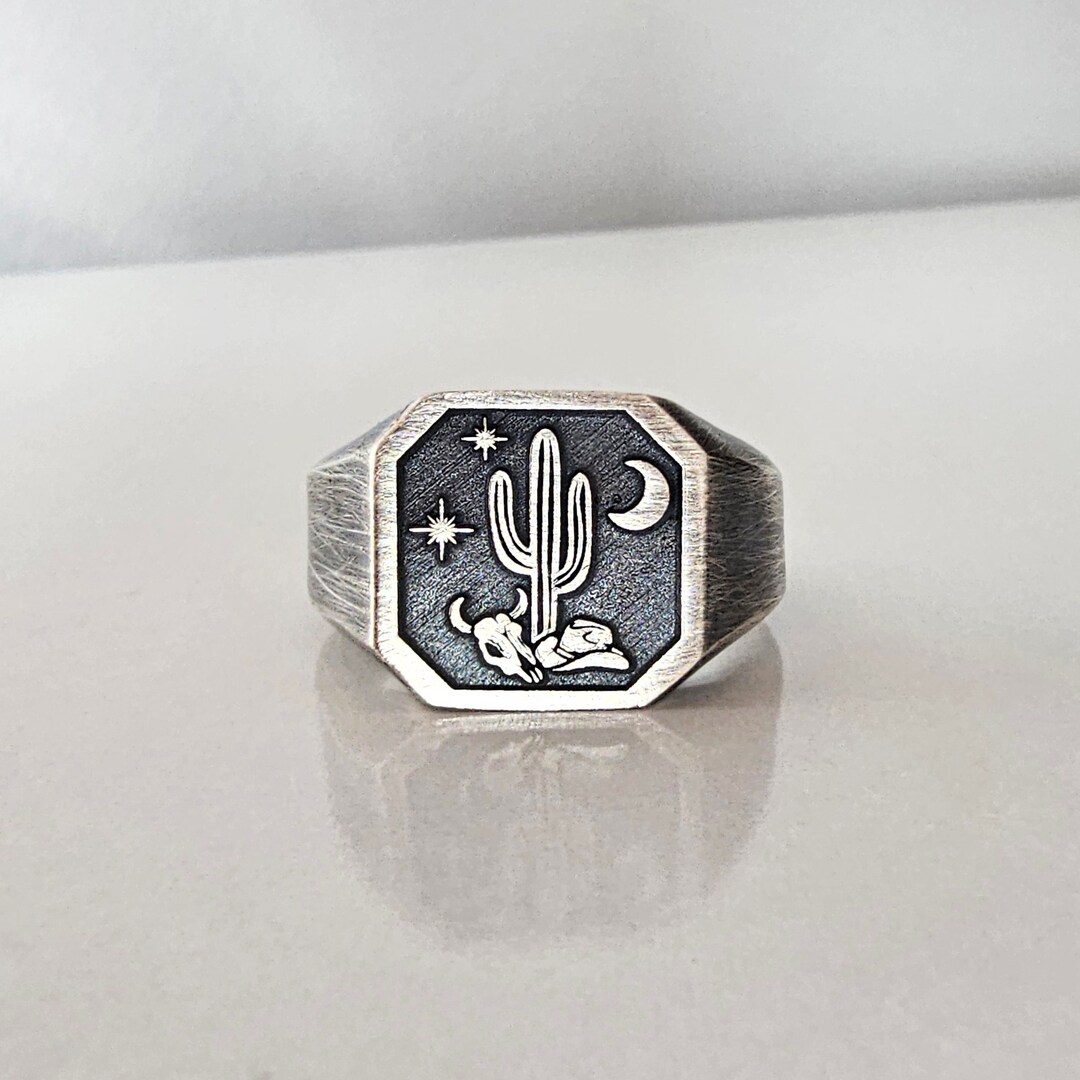 Arizona Valley Ring, Western Ring, Silver Ring Inspired by Arizona ...