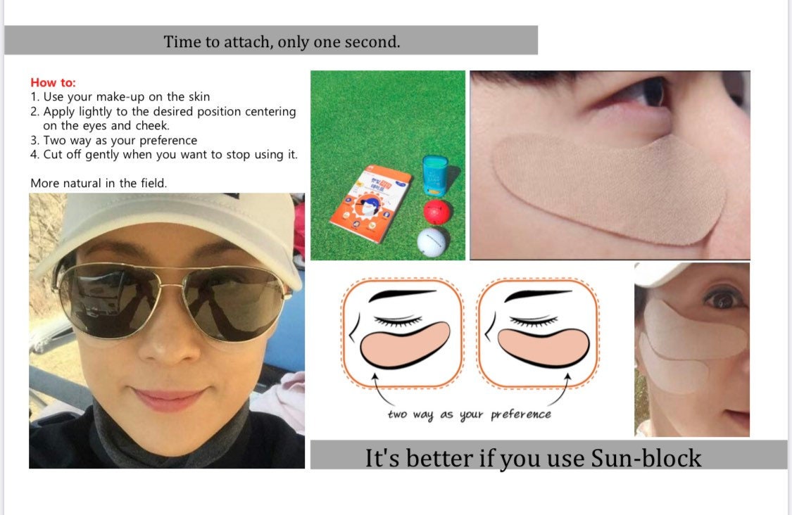 Sun Protect Patch ,sun Screen 10setgolfing ,jogging ,swimming, Skying ...