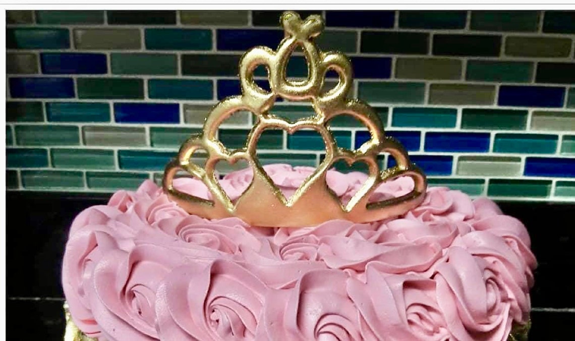 Crown Cake Topper - Etsy