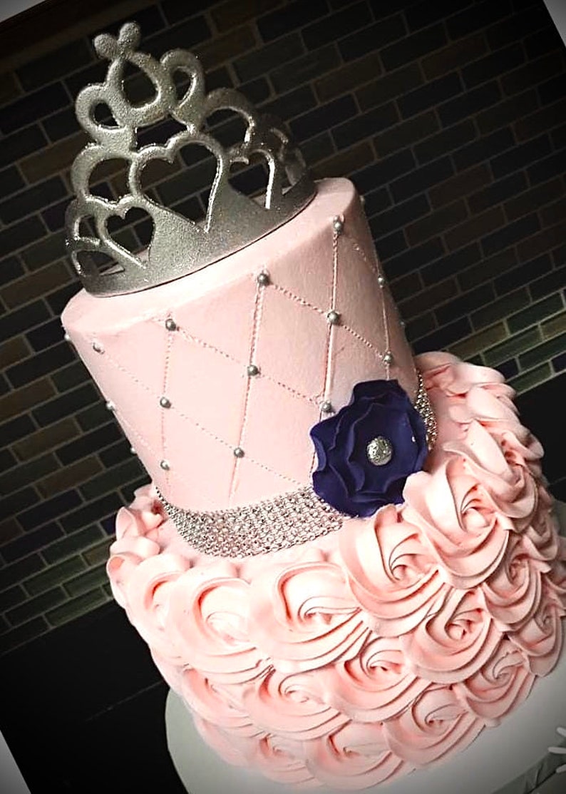 Crown Cake Topper - Etsy