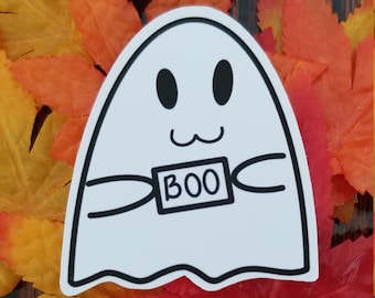 4 White Ghost Decals Ghost Stickers Halloween Decorations - Etsy