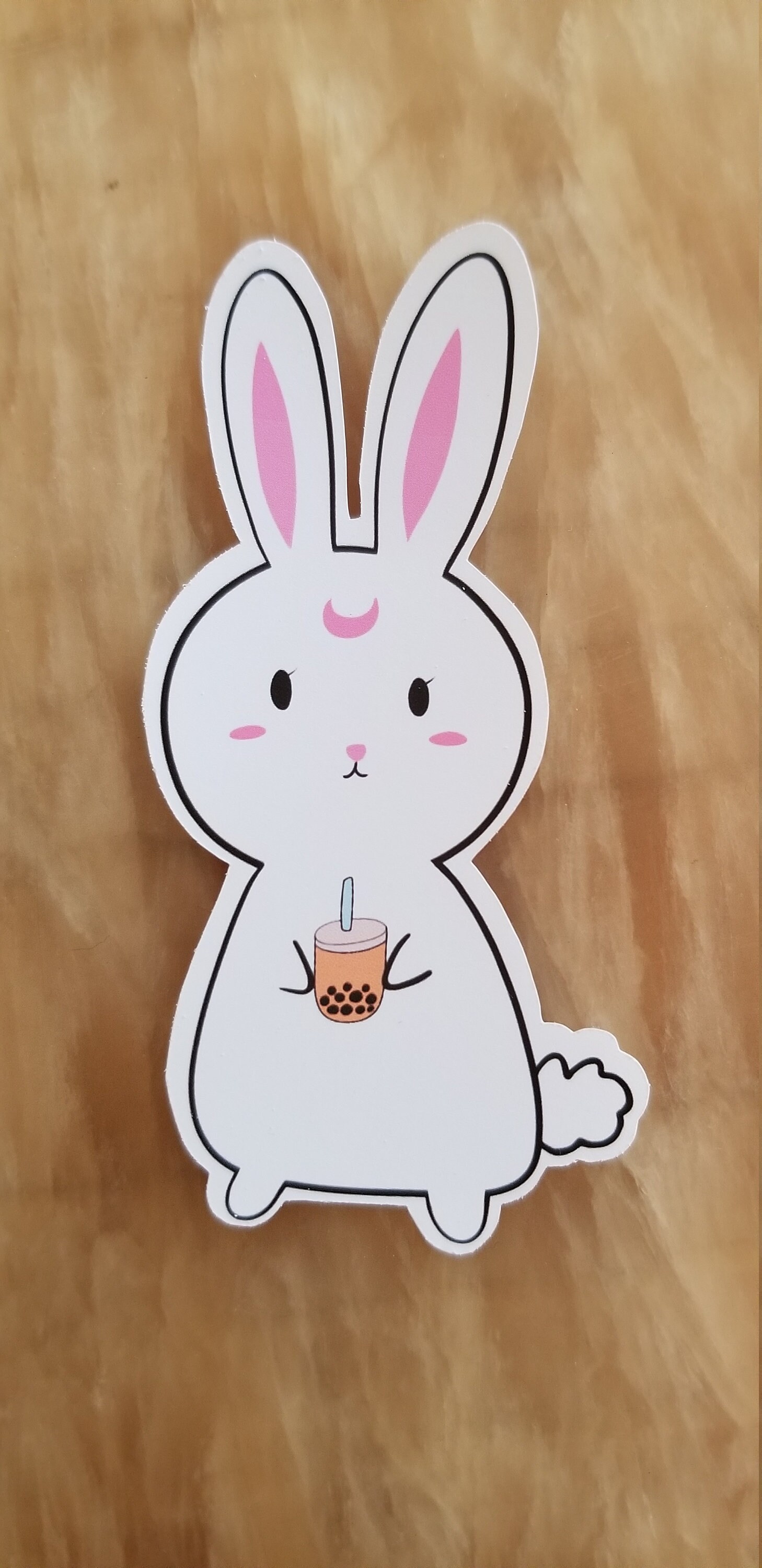 Kawaii Boba Bunny Stickers: Kawaii Sticker Bunny Boba | Etsy