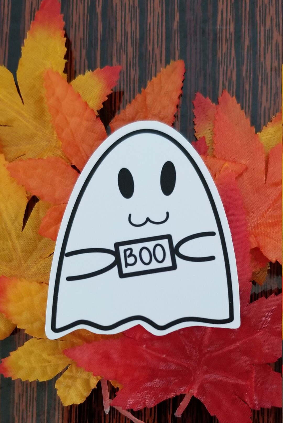 Ghost Vinyl Sticker: Halloween Sticker | Fall Sticker | Seasonal ...