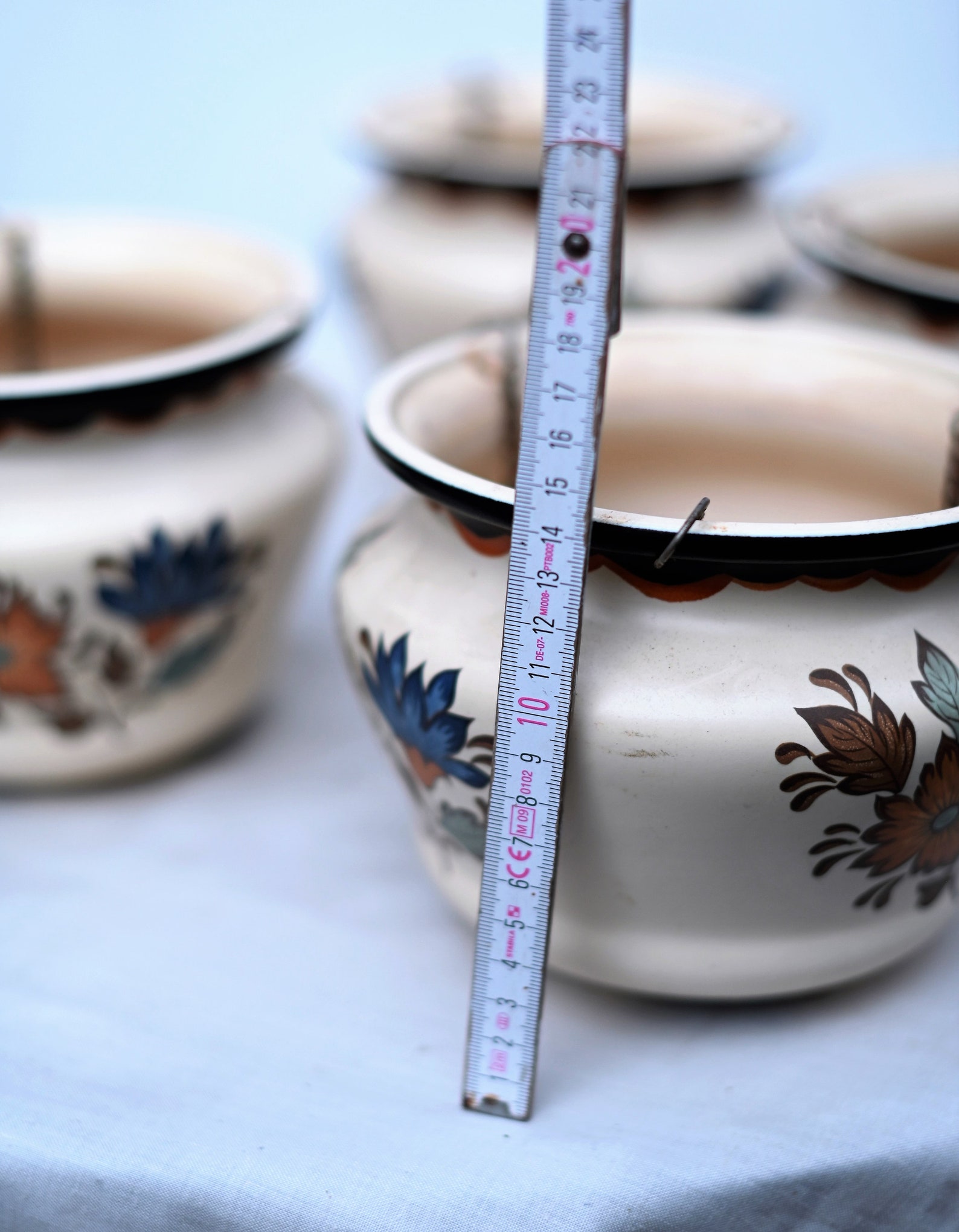 Vintage Gouda Pottery flora Flower Guide Painted - Etsy