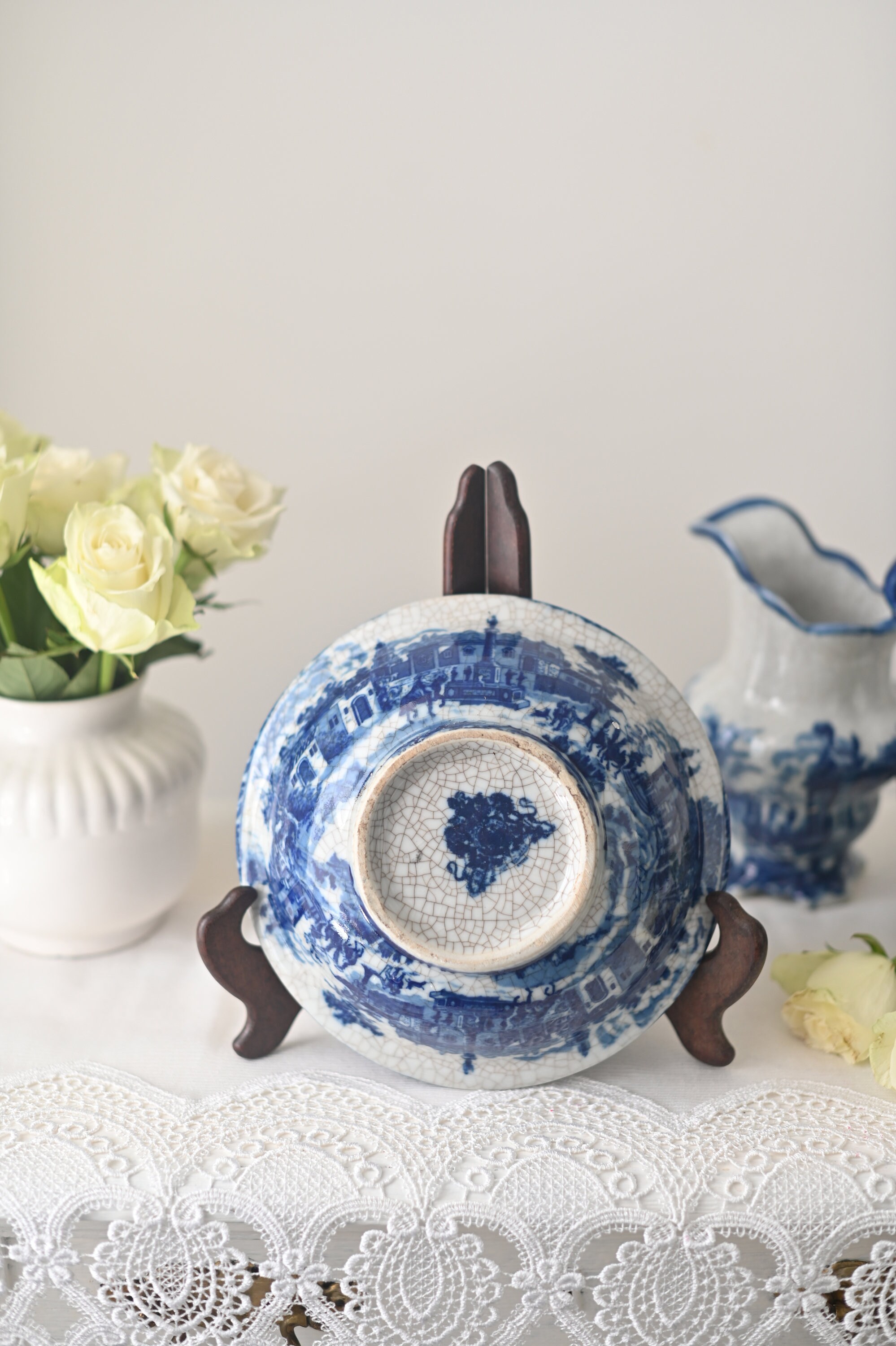 Antique Victoria Ware Ironstone Pitcher & Bowl Wash Set. - Etsy
