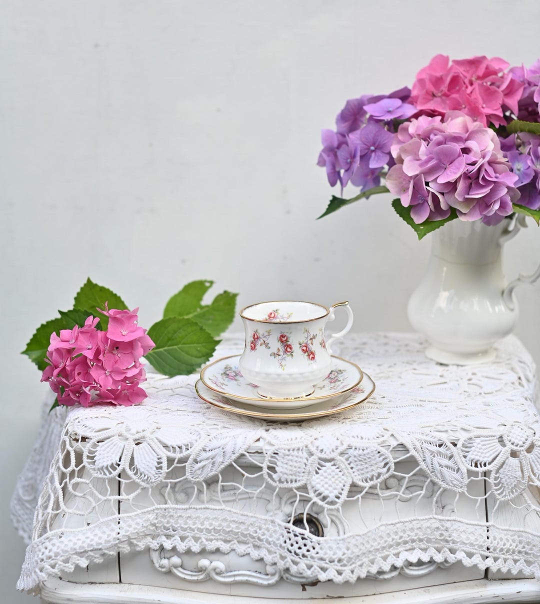 Vintage Trio Elizabethan, Fine Bone China England, 'rosamund' Decor ...