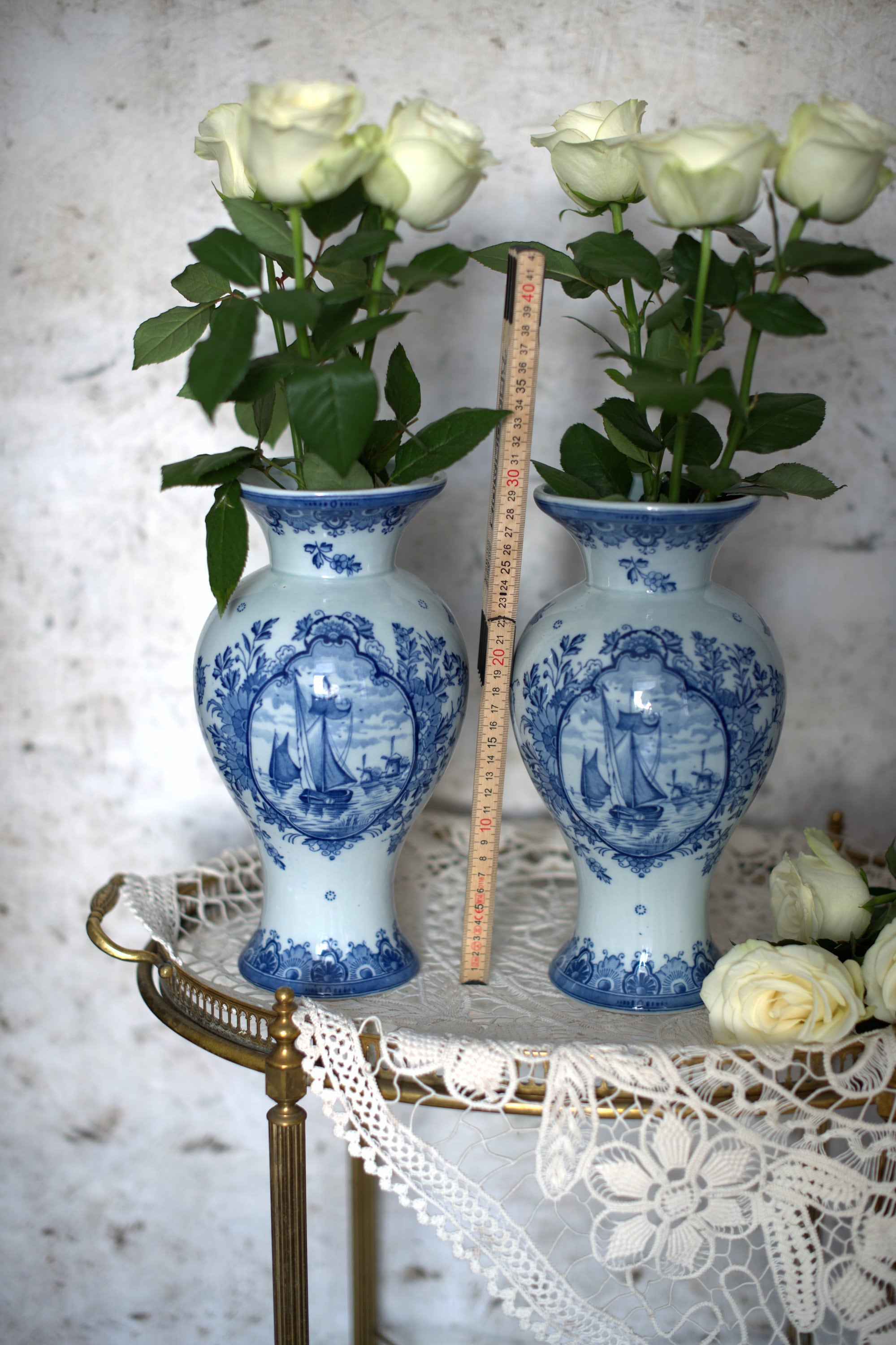 Antique Delft Blue set. Made in Holland 50 / 60 s. hand | Etsy