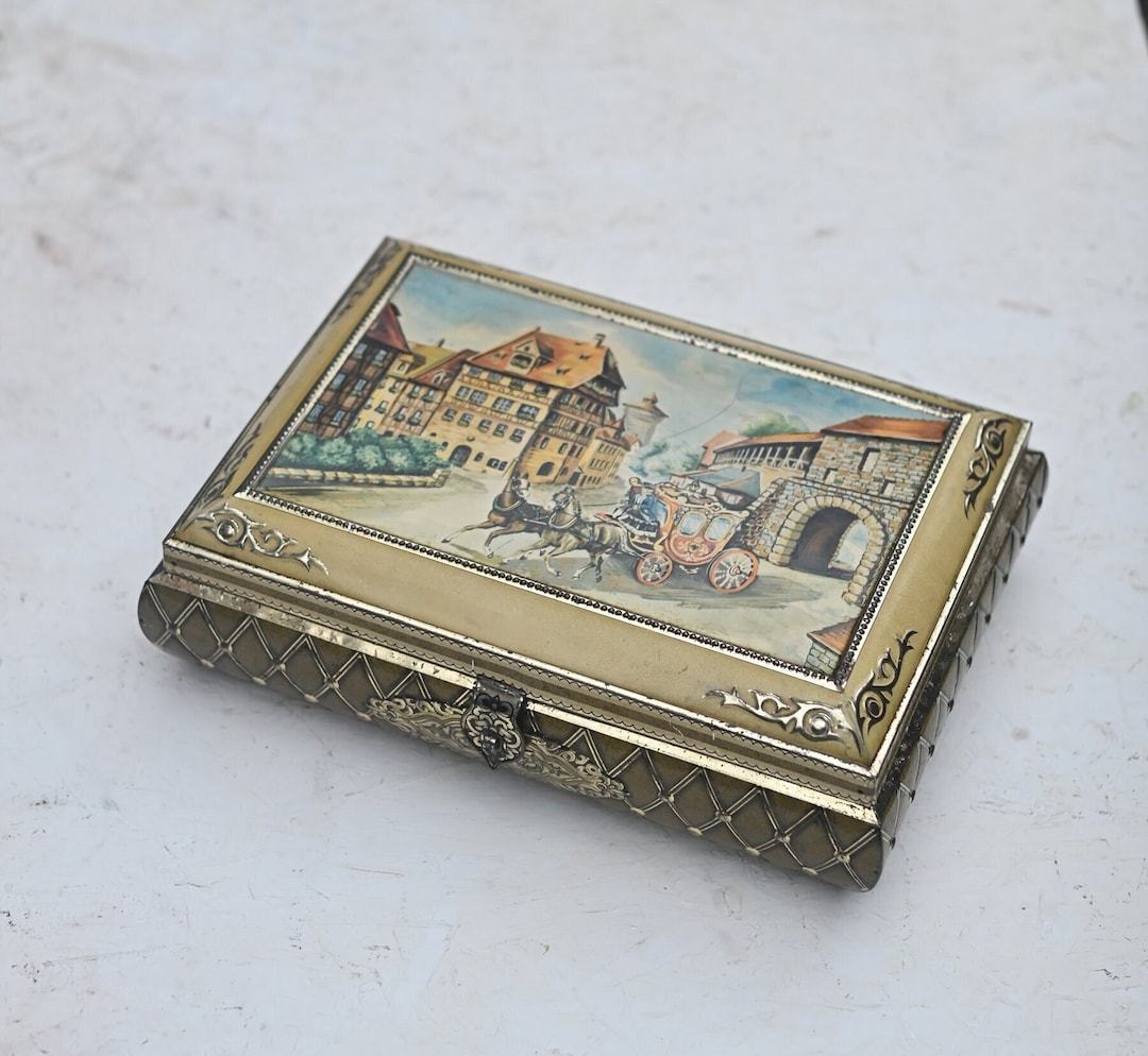 Antigue Large Vintage Tin, DBF Belgium. - Etsy
