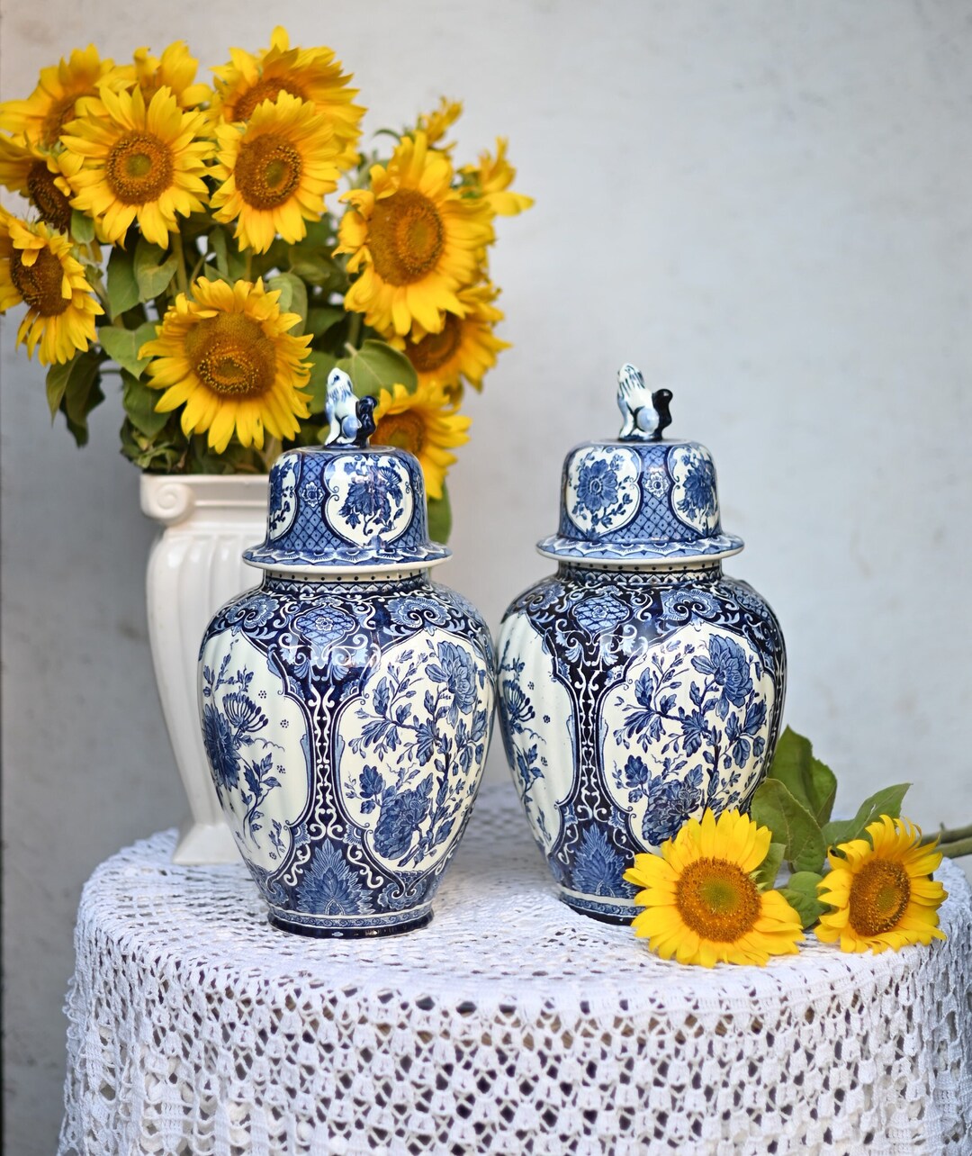 Vintage Delft Blue Set. Made by BOCH for Royal Sphinx Holland. - Etsy