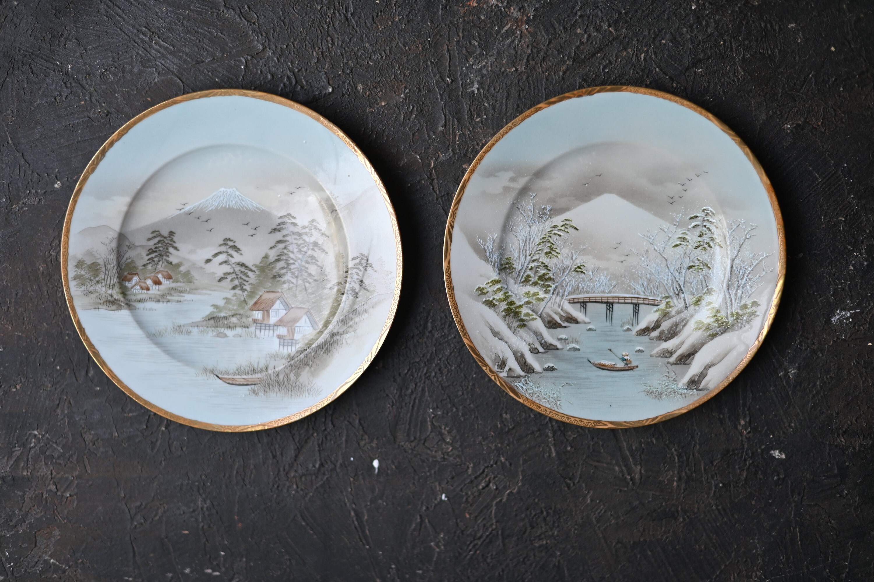 Japanese Kutani Hayasi Egg Shell Tea Set Hand Painted | Etsy