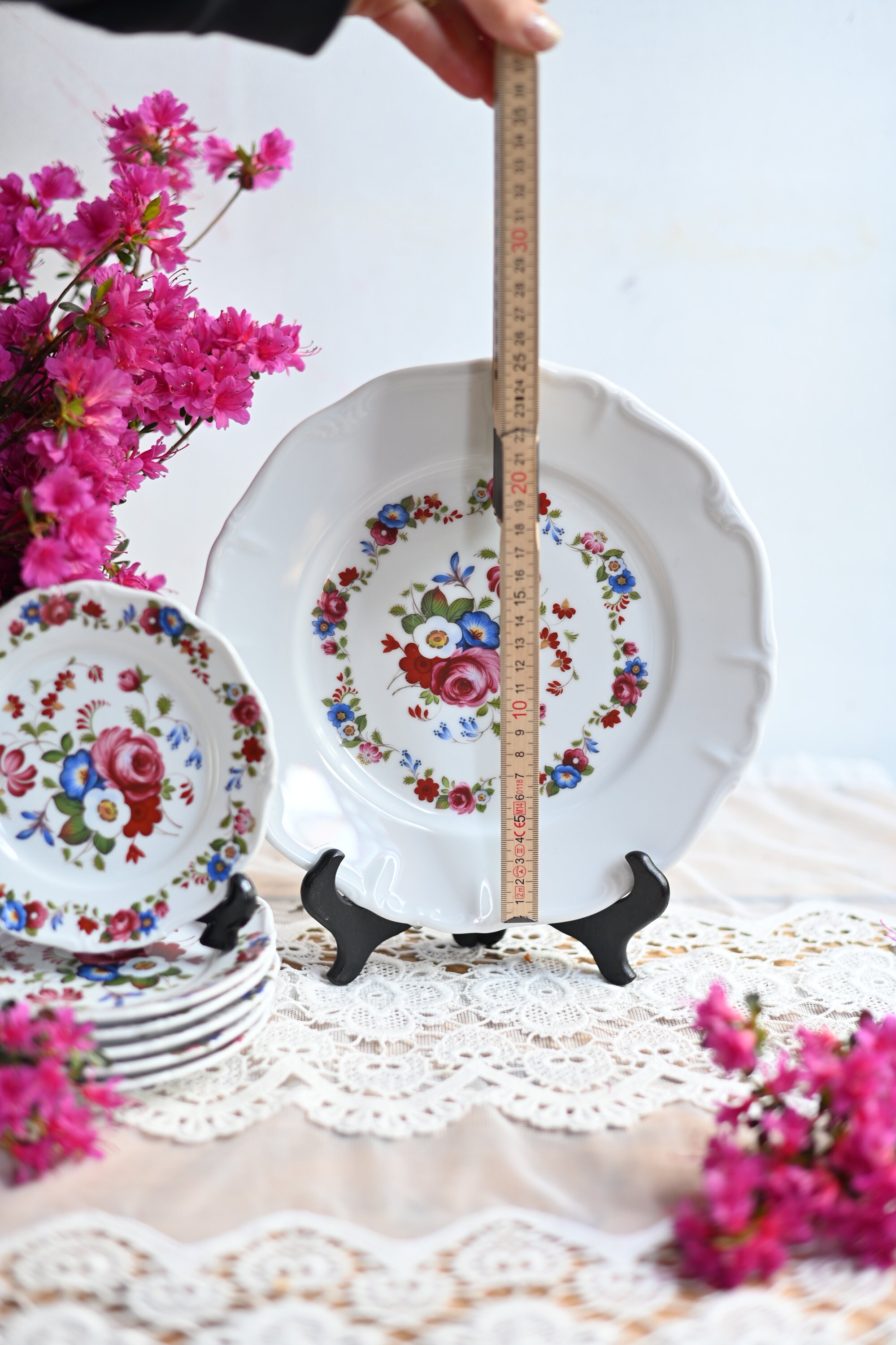 Vintage Cake Set Unique Dinnerware Sets Bowls Set 7 Pieces. - Etsy