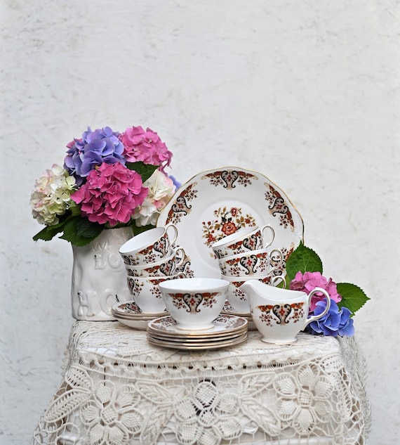 Colclough Royale Pattern Tea Set. Vintage From the 1960s. - Etsy