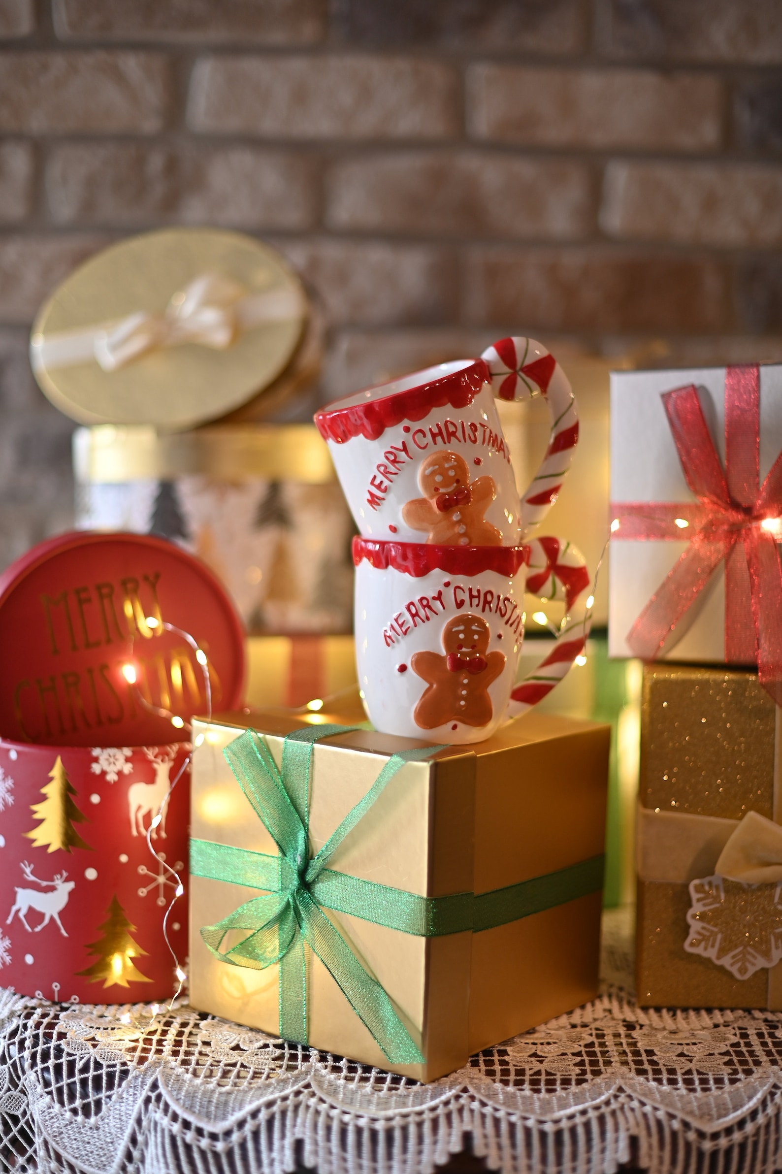Christmas Cup With Gingerbread Man Ceramic. - Etsy