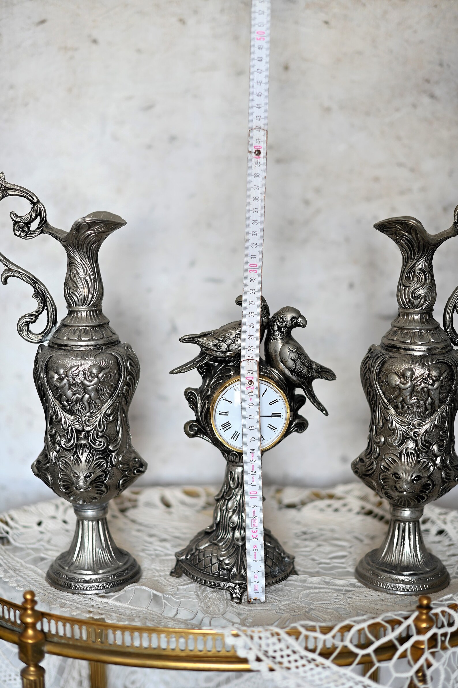 Vintage 3 Piece Garniture Clock Set Clock Set Working | Etsy