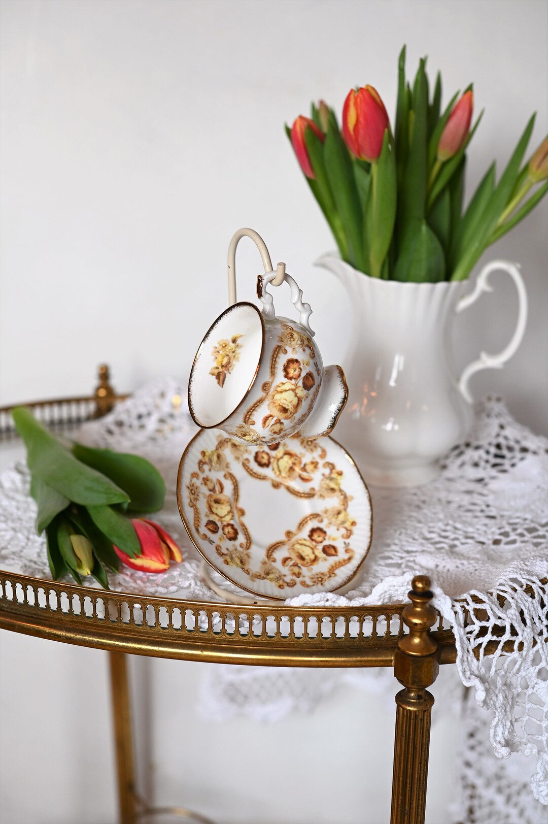 Vintage. Elizabethan Staffordshire Bone China Theekopje En Schotel. - Etsy