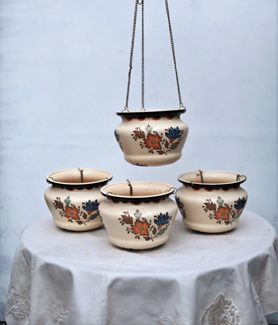 Vintage Gouda Pottery flora Flower Guide Painted | Etsy