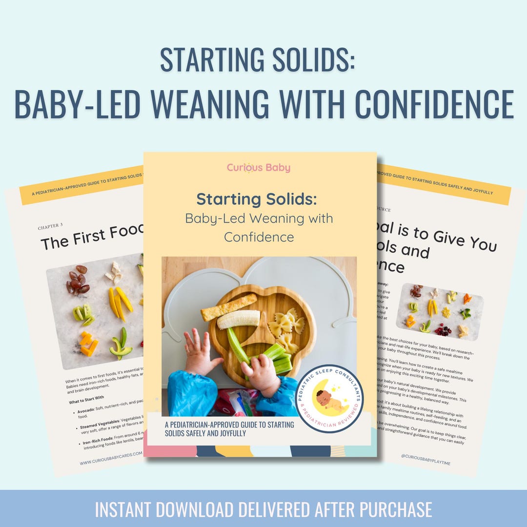 Starting Solids: Baby-led Weaning With Confidence (21-page Digital ...