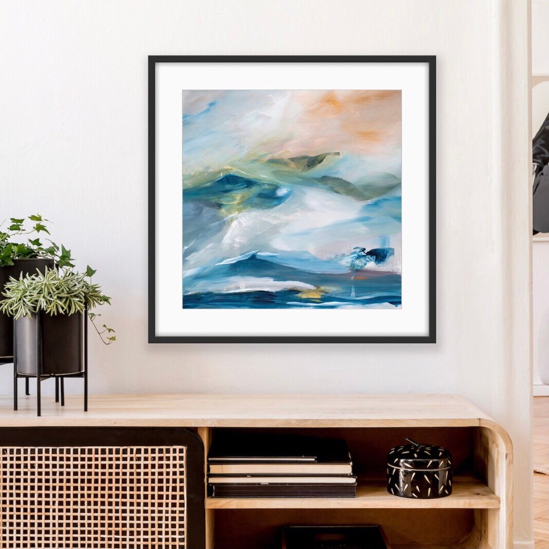 Vibrant Abstract Wall Art Unique Wall Art Abstract Print - Etsy