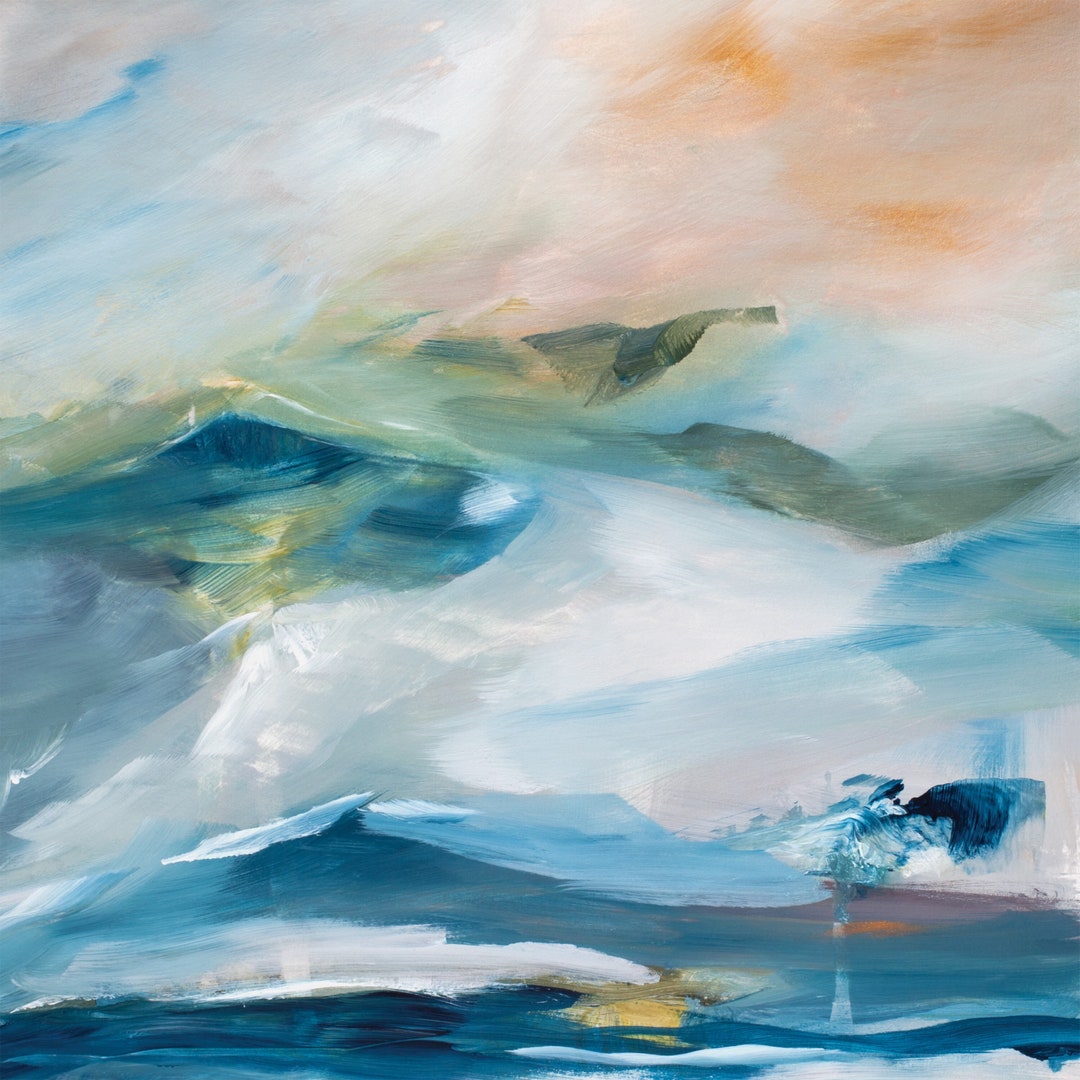 Vibrant Abstract Wall Art Unique Wall Art Abstract Print - Etsy