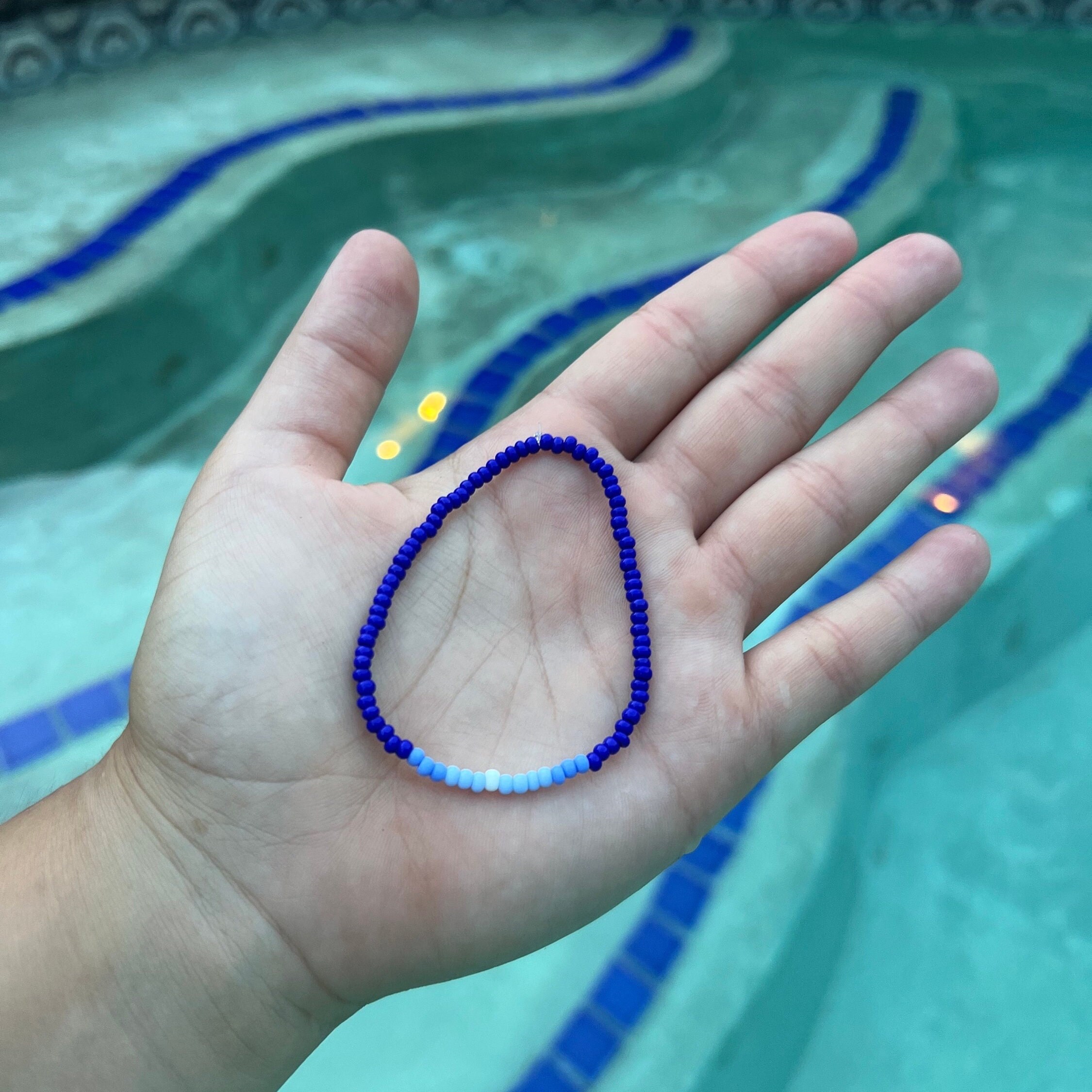 Cool Sunset Seed Bead Bracelet, Summer Jewelry, Summer Bracelets, Boho ...