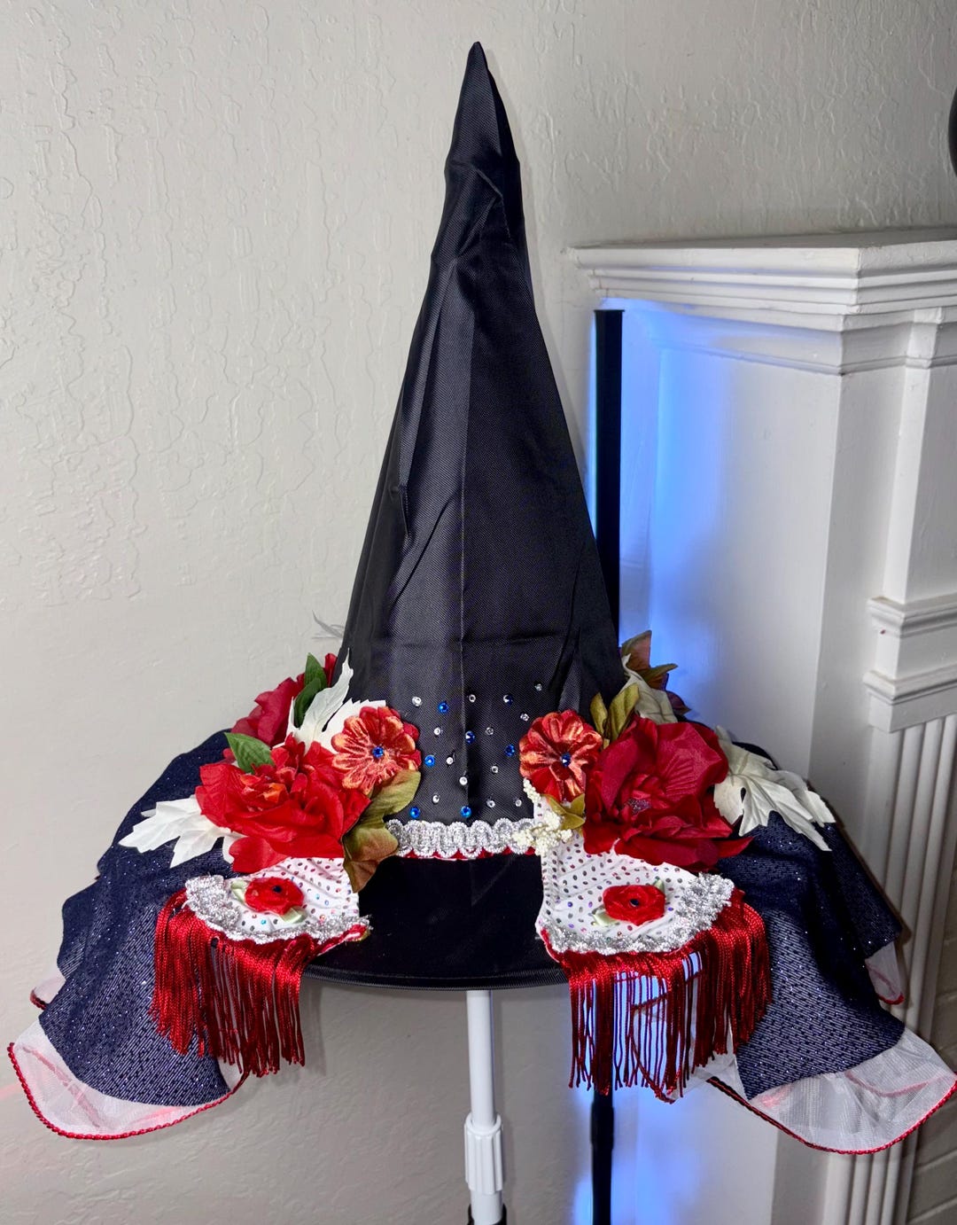 Patriot Witch Hat Fancy Halloween Accessories - Etsy