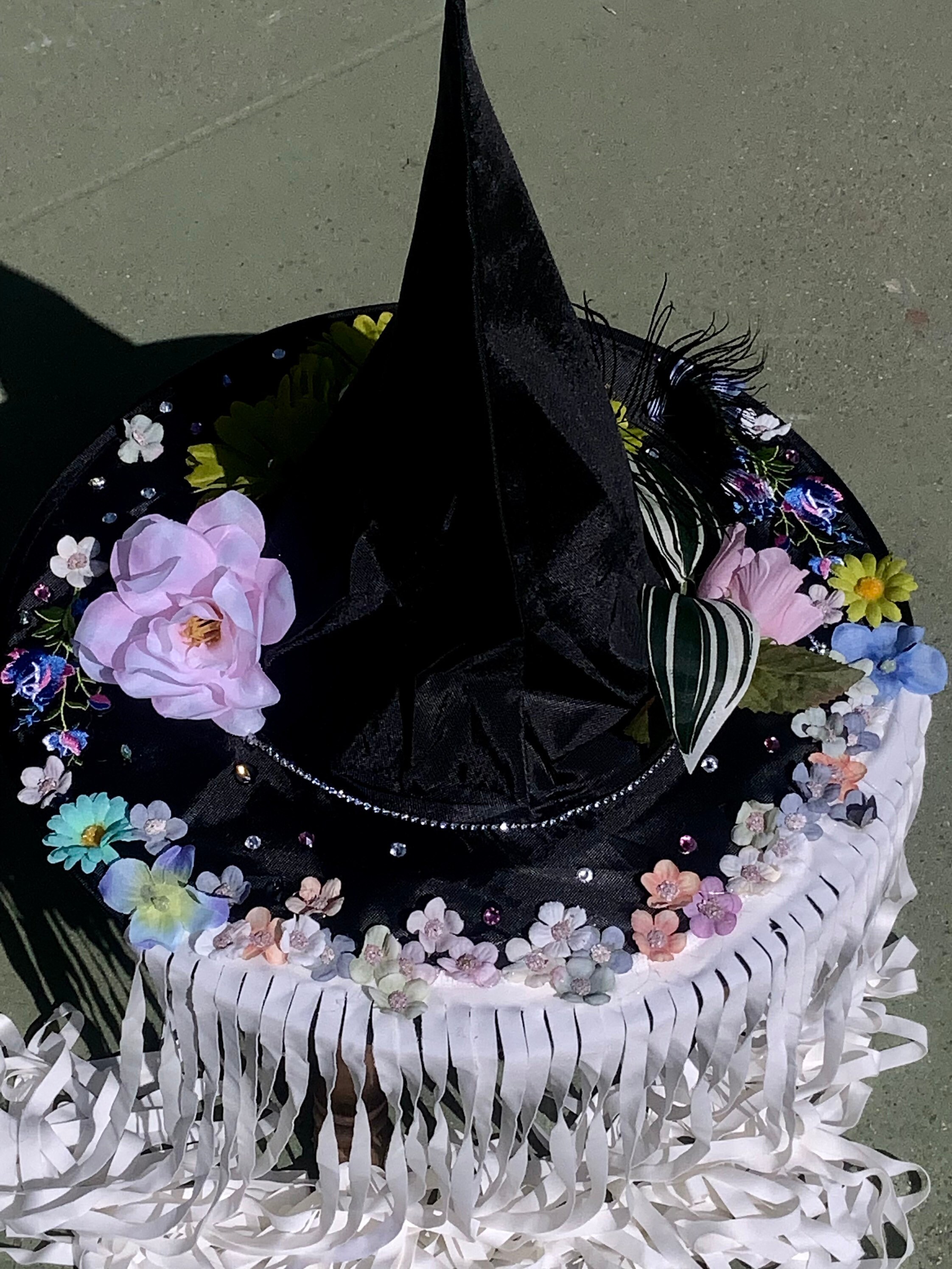 Fancy Witch Hat olivia Witch Hat, Halloween, Cosplay, Enchantment ...
