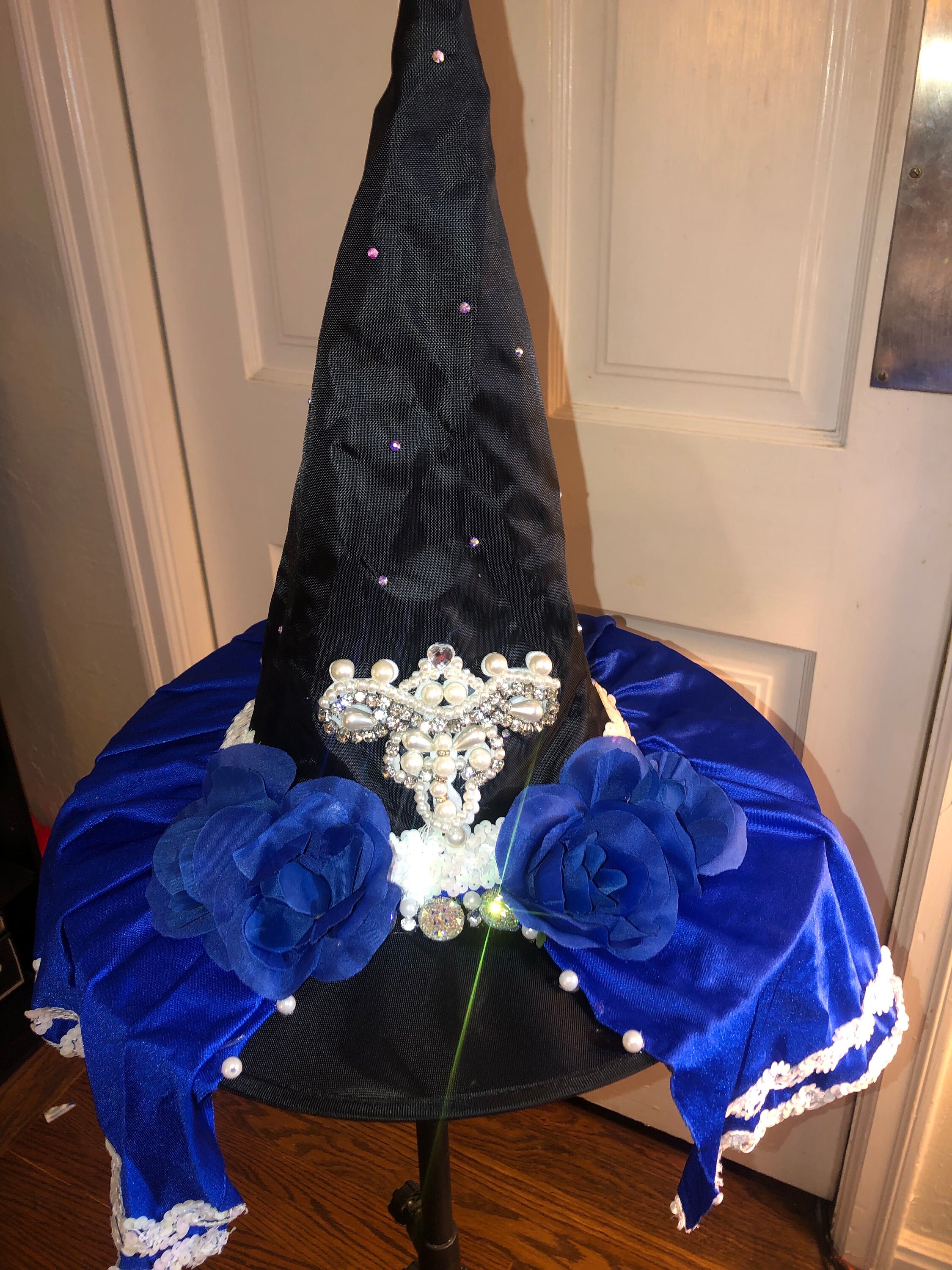 Fancy Witch Hat “blue” Magical Hat for Woman and Girls. Costume ...
